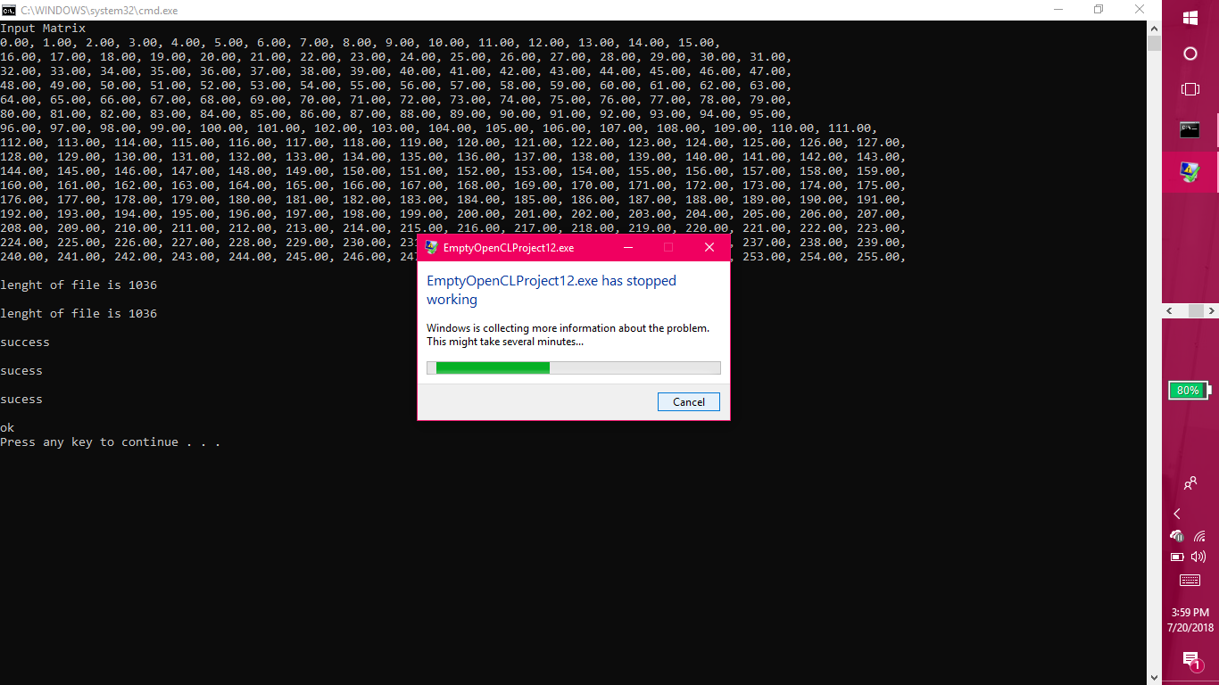 Problems With Intel Opencl Sdk Printf Not Working Kernel Debugging Does Not Work Intel